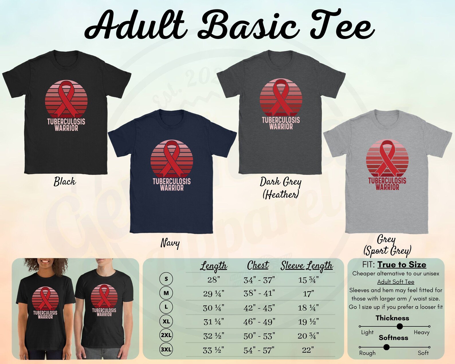 Tuberculosis Shirt Tuberculosis Awareness Red Ribbon - Etsy