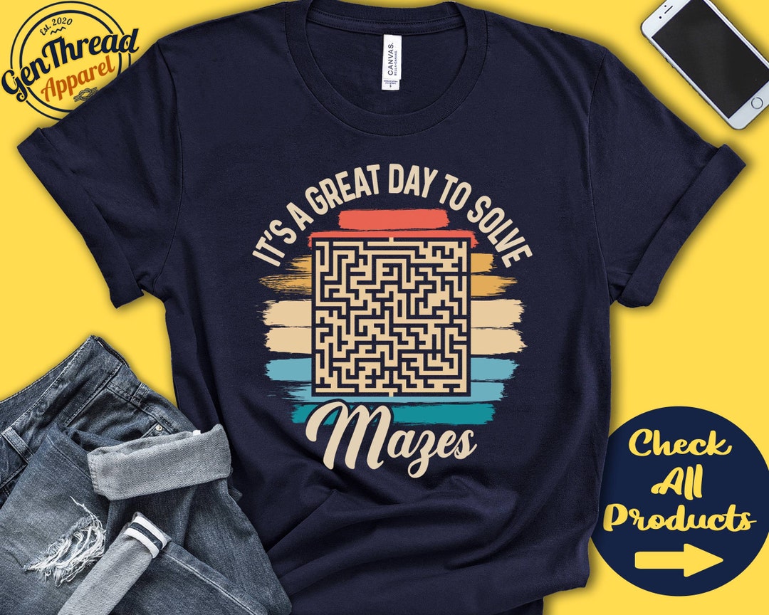 Mazes Shirt | Gift for Mazes Lover | Puzzle Lover | Tee | Puzzle Shirt ...