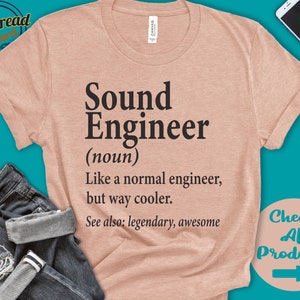 Sound Engineer Shirt | Sound Engineer Engineer Gift | Sound Engineering ...