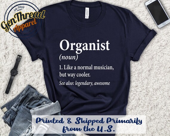 Organist Shirt Organist Gift Organ Player Church Organ | Etsy