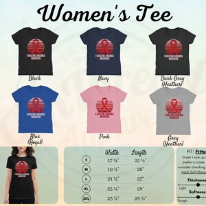 Fanconi Anemia Shirt | Fanconi Anemia Awareness | Red Ribbon | Warrior ...