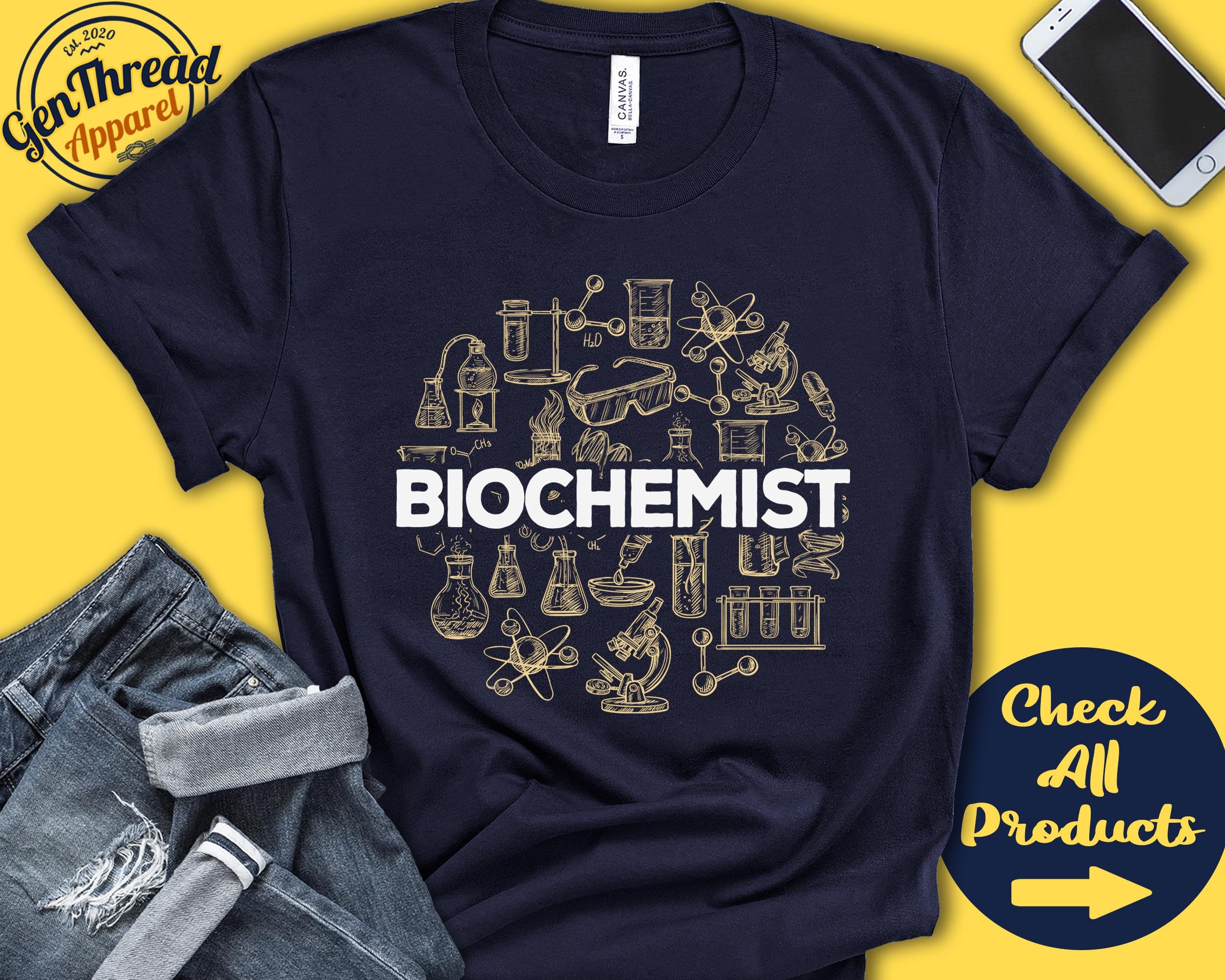 Biochemist Gift | Biochemist Shirt | Biochemistry Shirt | Biochemistry ...