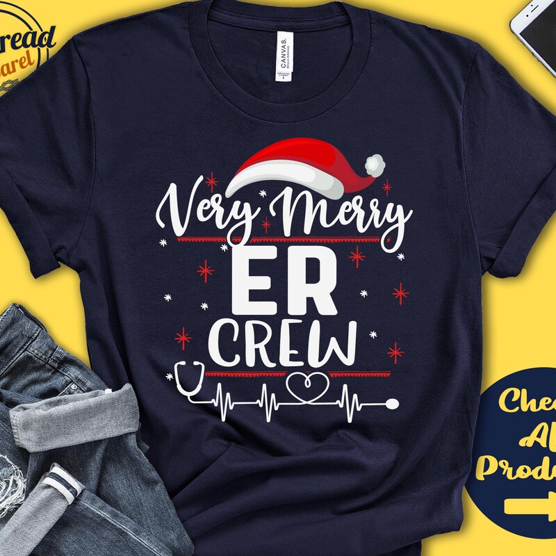 Christmas Er Crew Shirt - Etsy