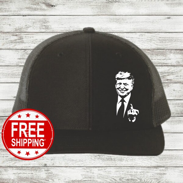 Donald Trump Middle Finger Hat - Etsy