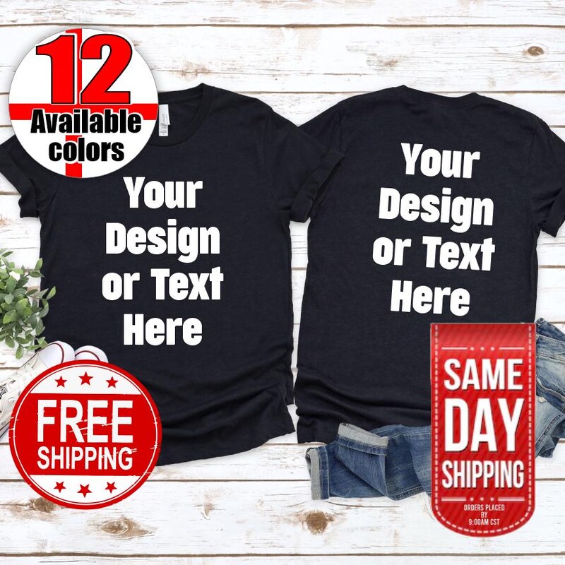 Custom Shirts - Etsy