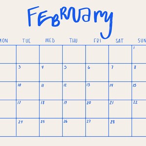 Minimalist Printable 2025 Calendar for Home Decor – Instant Download ...