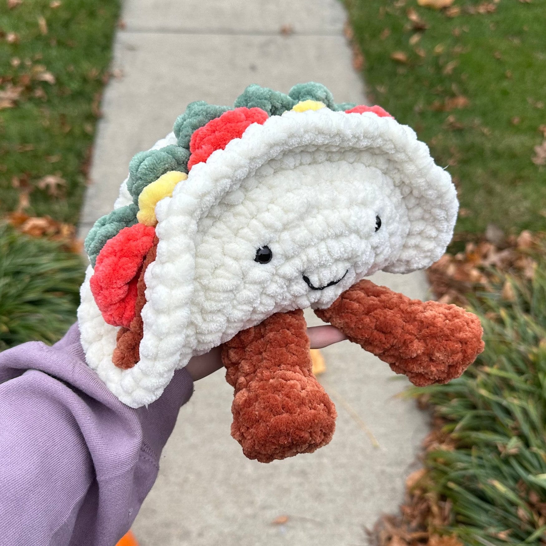 Taco Crochet Pattern - Etsy