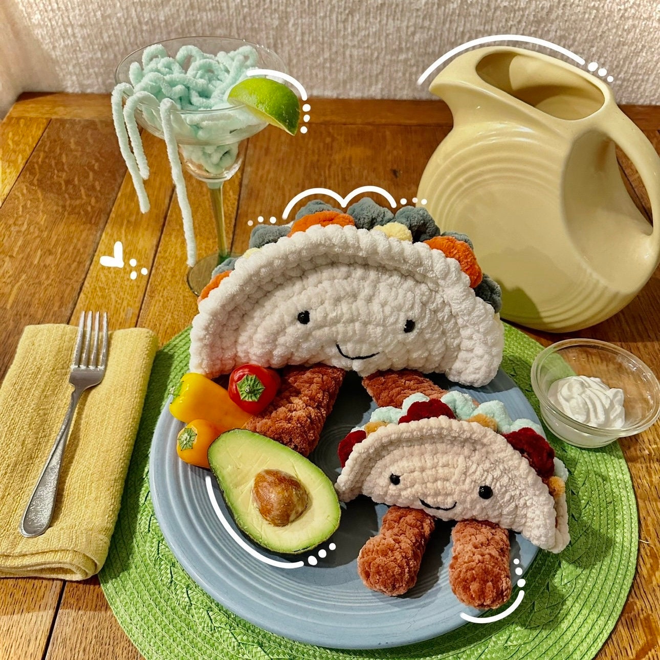 Taco Crochet Pattern - Etsy