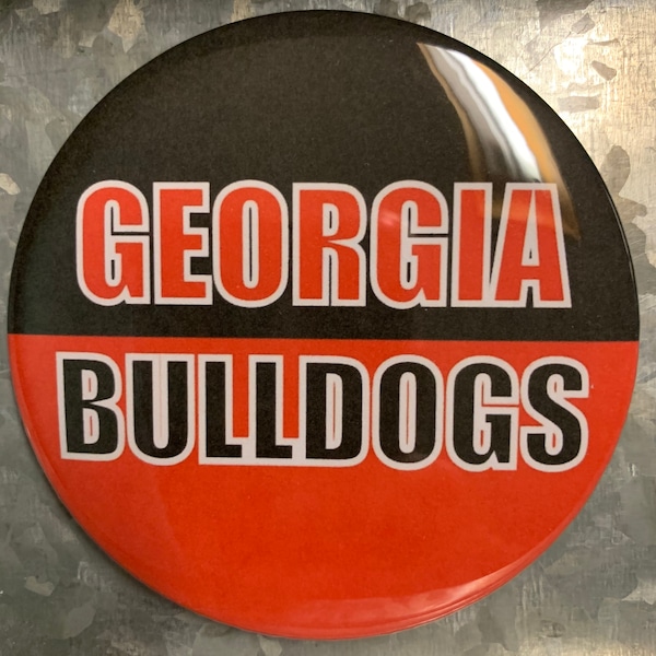 Georgia Bulldogs Button - Etsy