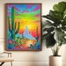 Colorfully Bold Canvas Print. Wall Art. Summer Desert. Artist John ...