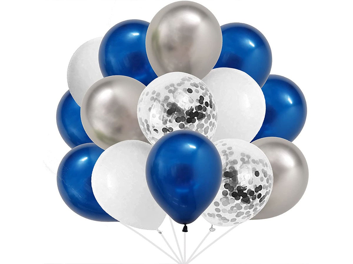 125pcs Royal Blue Silver Balloons Garland Arch Kit 5 10 12 | Etsy