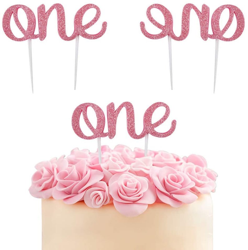 1st Birthday Decoration for Girl First Birthday Number 1 - Etsy