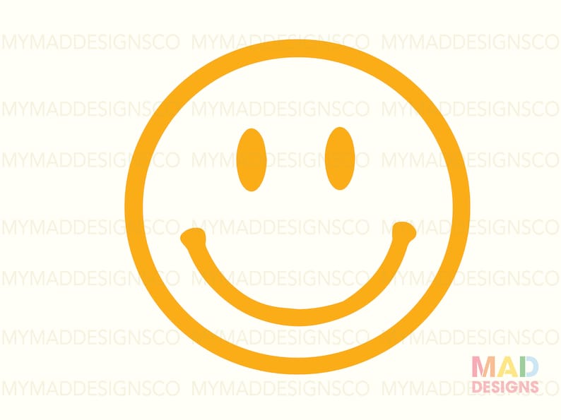 Smiley Face Digital Download PNG, JPEG, Sublimation, Happy Face, Be ...