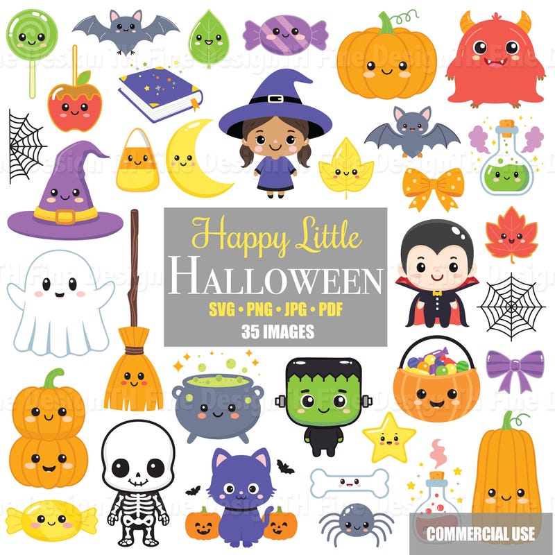 Halloween Clip Art - Etsy