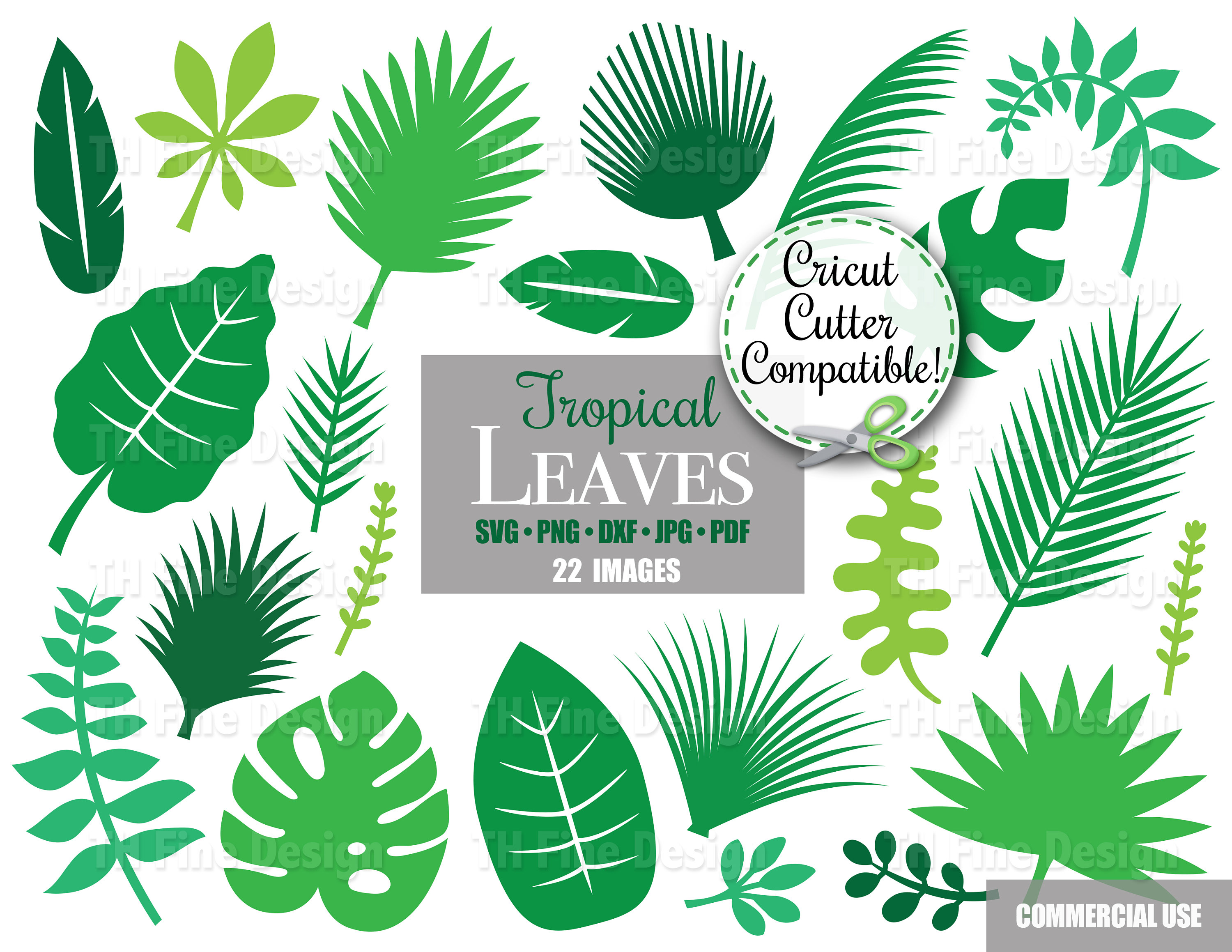 Jungle Leaves Clipart