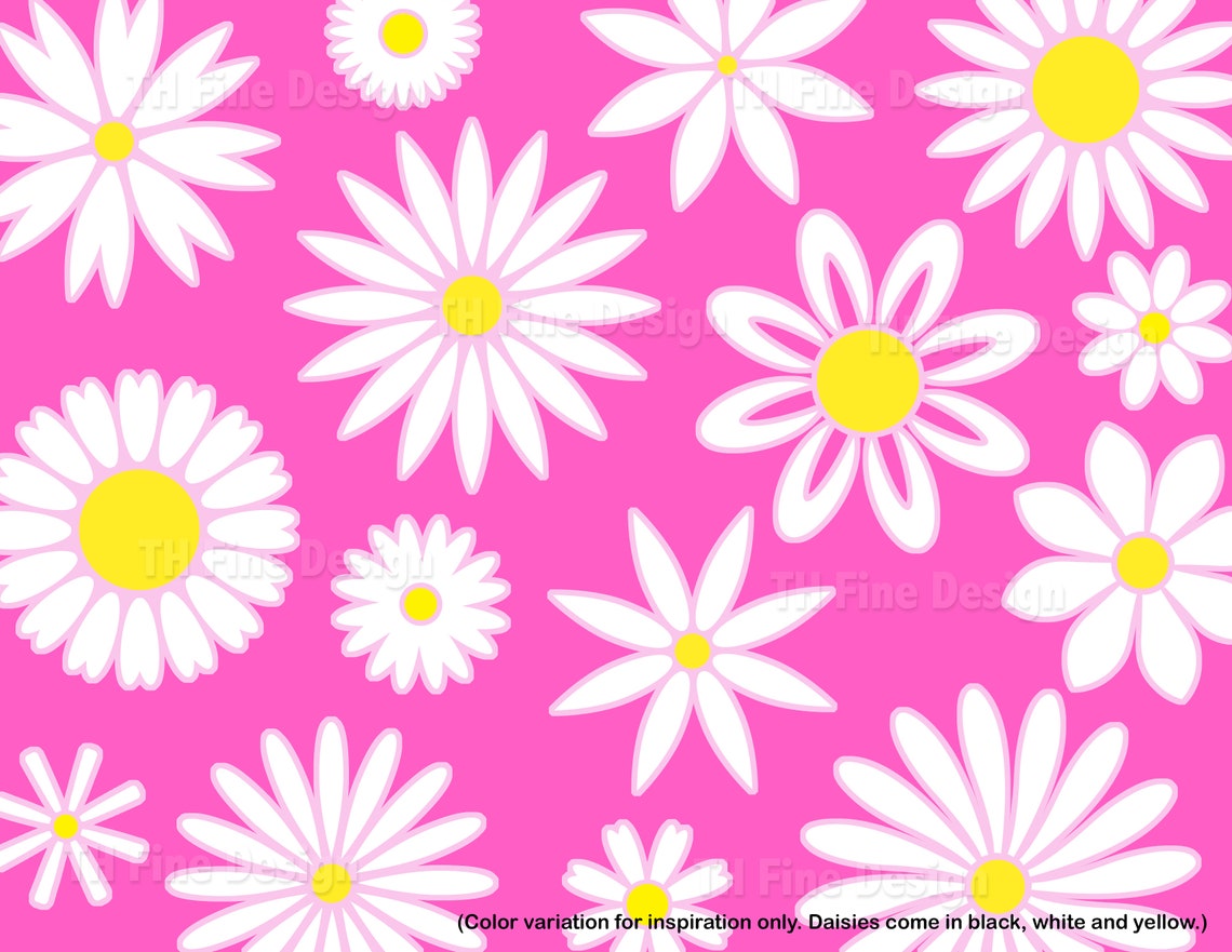 SVG Spring Flowers Daisy Daisies Floral Flower Layered Files - Etsy