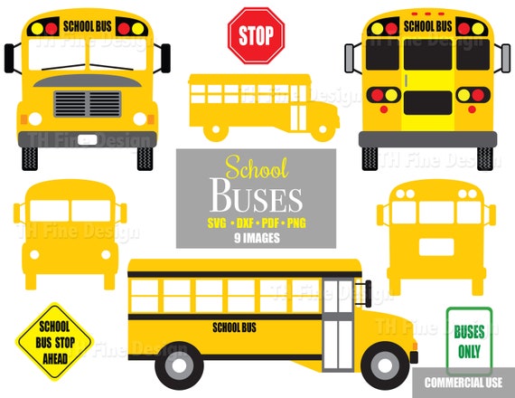School Bus Front View Clipart