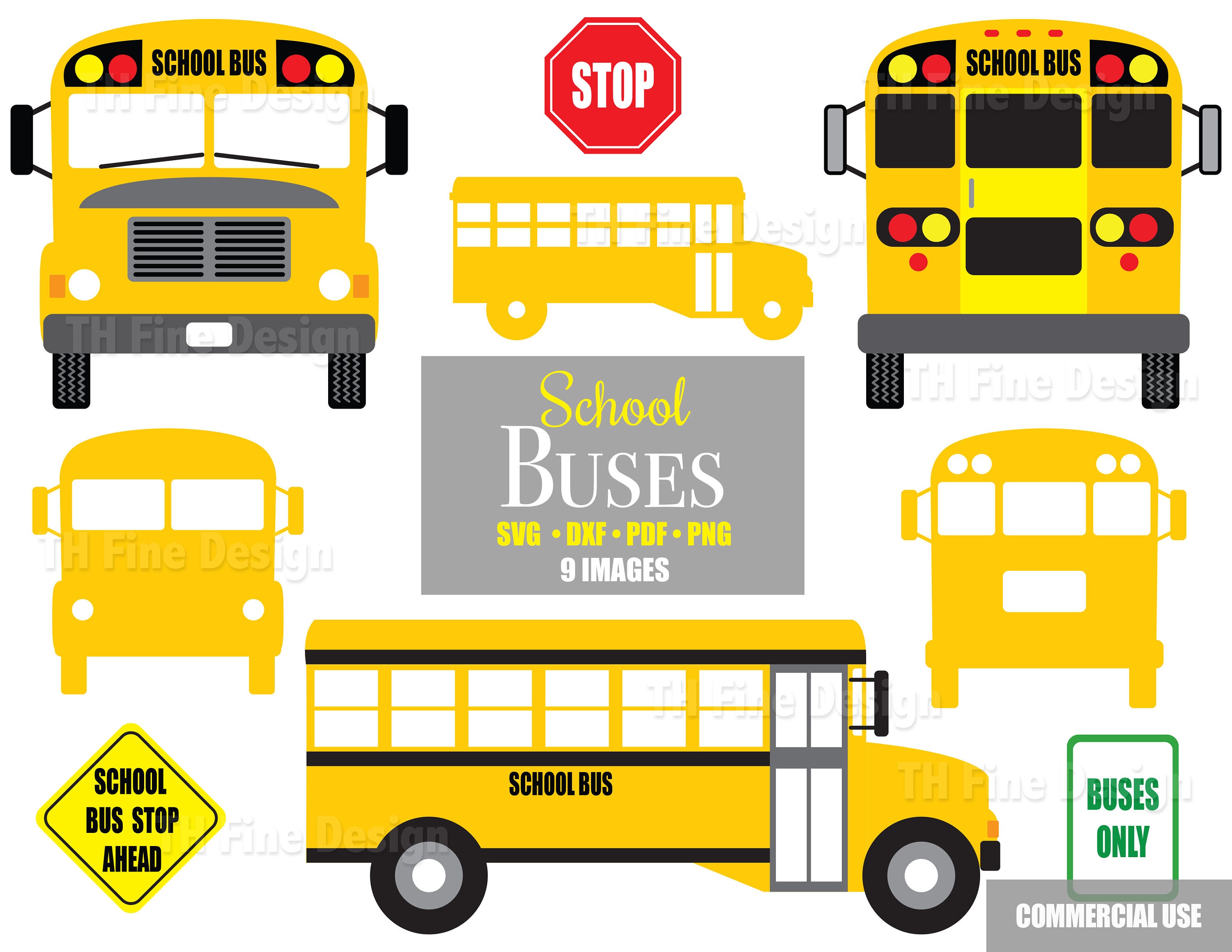 School Bus Stop Sign Clipart