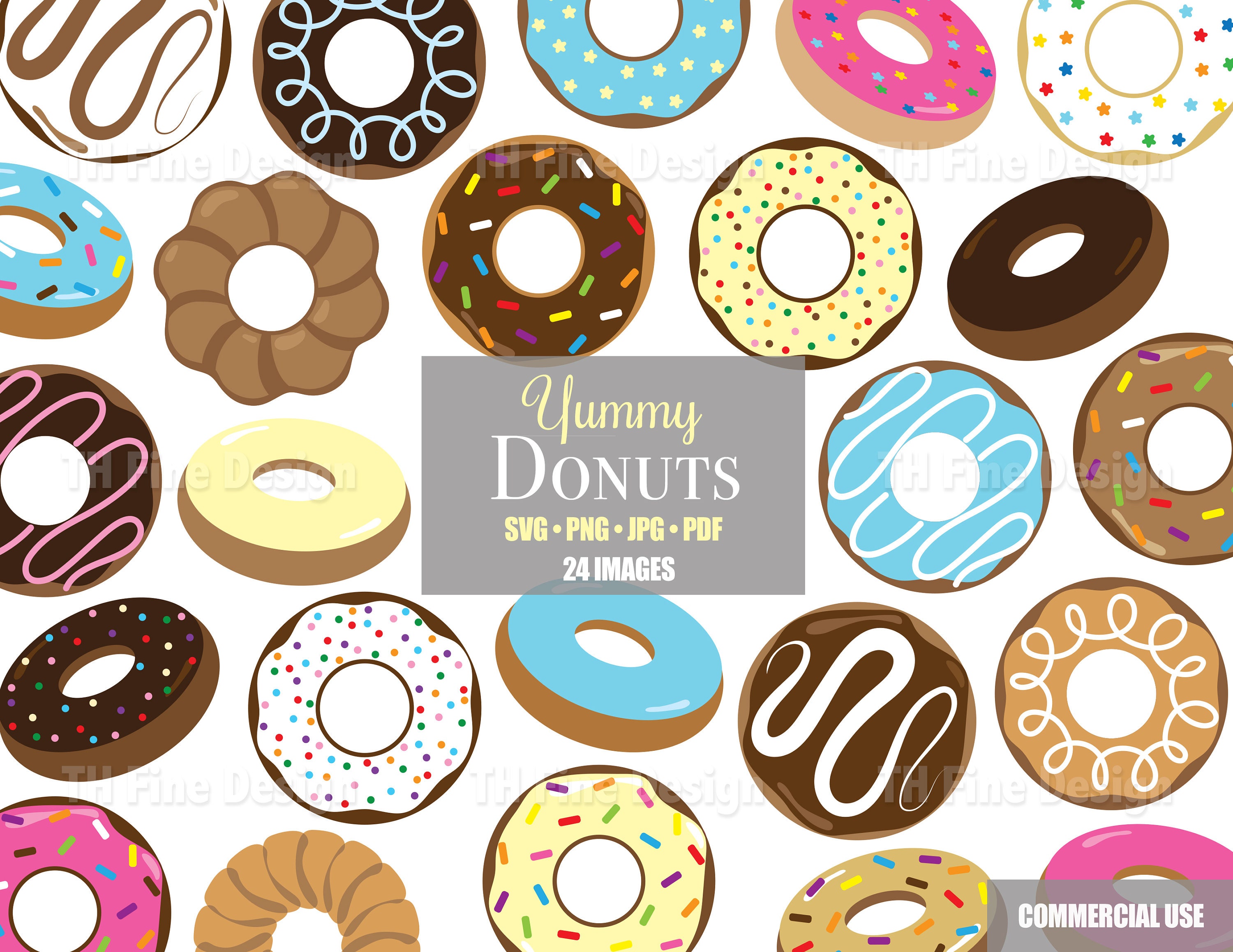 Doughnuts Clipart