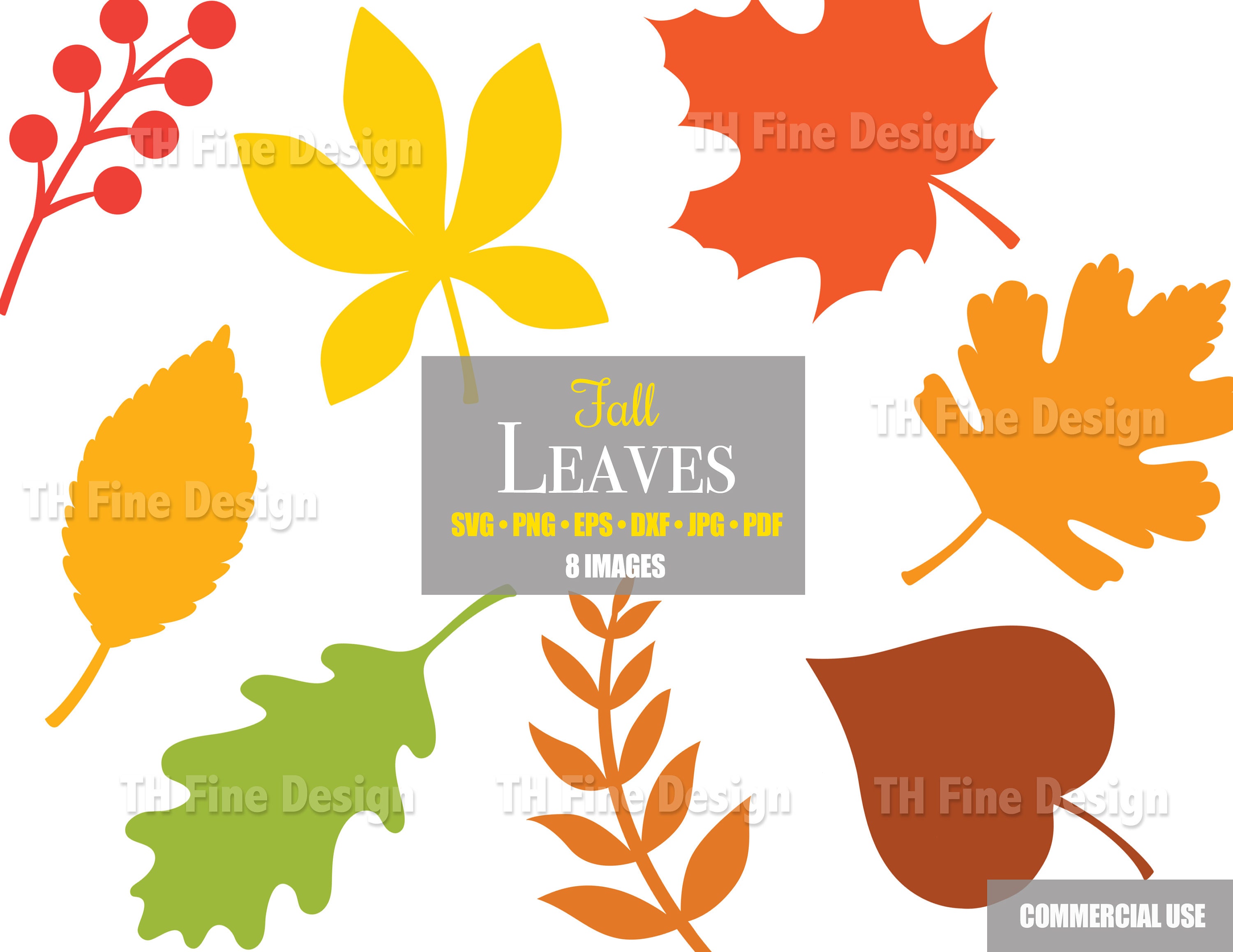 Art & Collectibles Digital Winter Clip Art Fall clipart Fall Leaves SVG ...