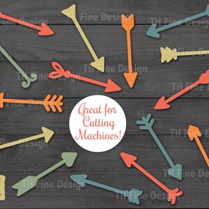 SVG Arrows Arrow Thick Cutting Cut Files Arrowhead Cricut - Etsy