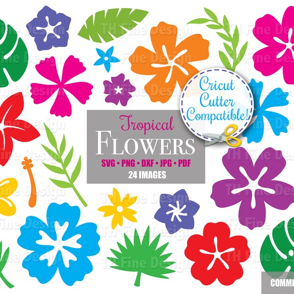 Flower Vector Clip Art - Etsy