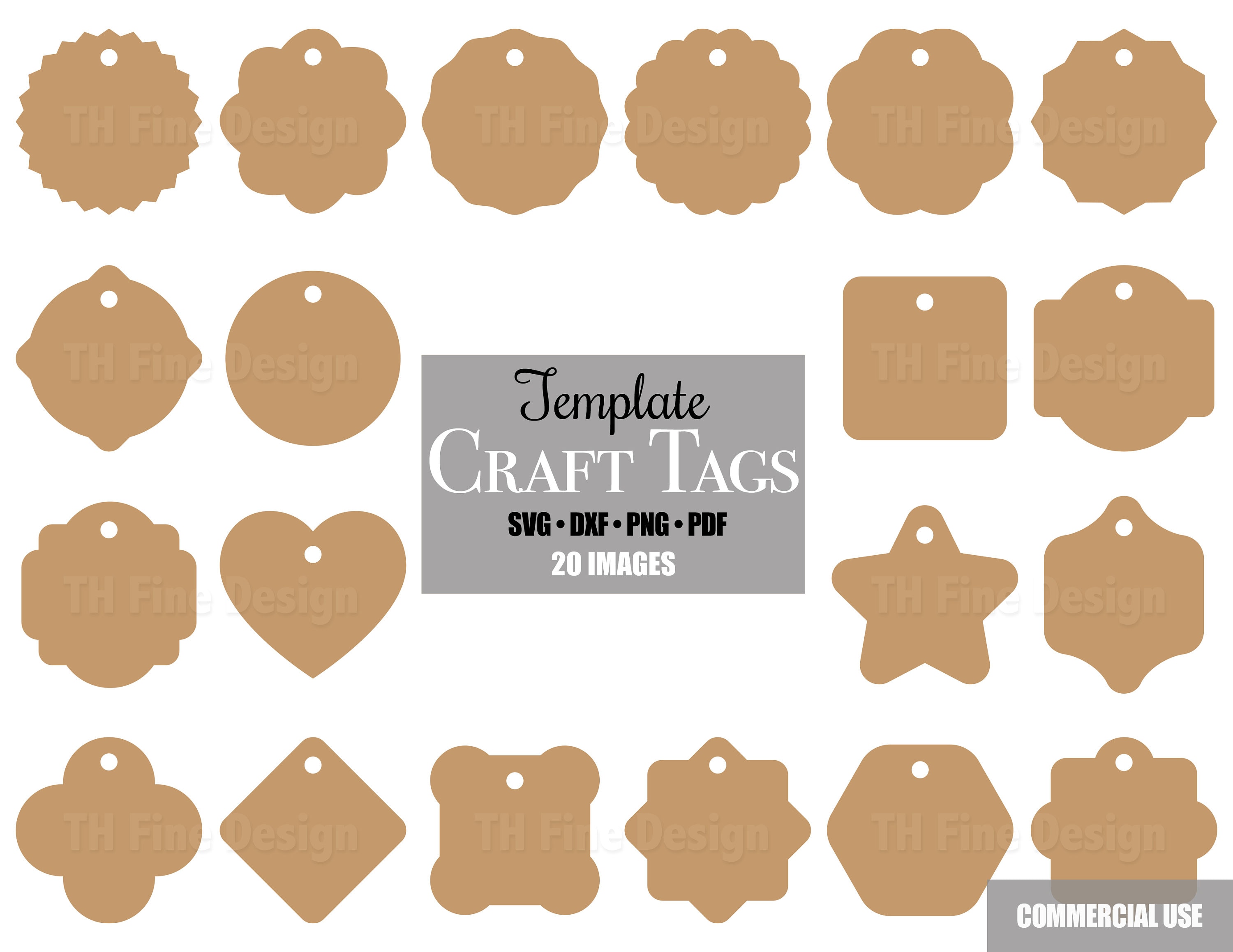 Craft Tag Templates