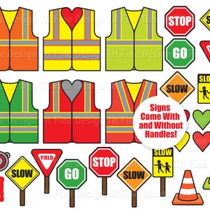SVG Crossing Guard School Road Safety Clip Art Construction Worker ...