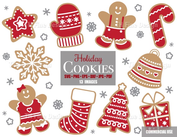 Christmas Cookie Star Clip Art