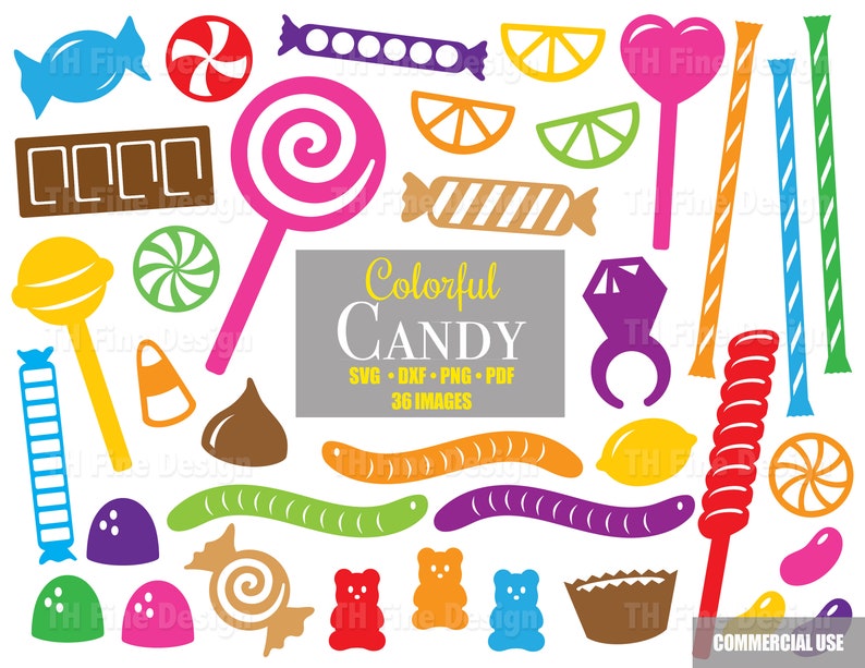 SVG Candy Clip Art Lollipops Simple Download Cricut File Cutting Files ...