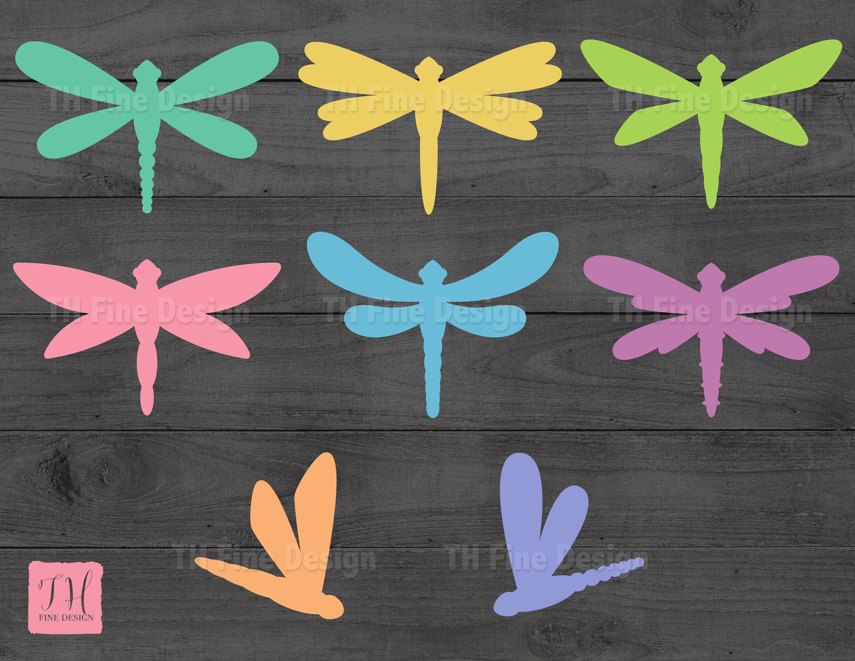 SVG Dragonfly Clip Art Dragonflies Clipart Download Cricut Cutter Cut ...