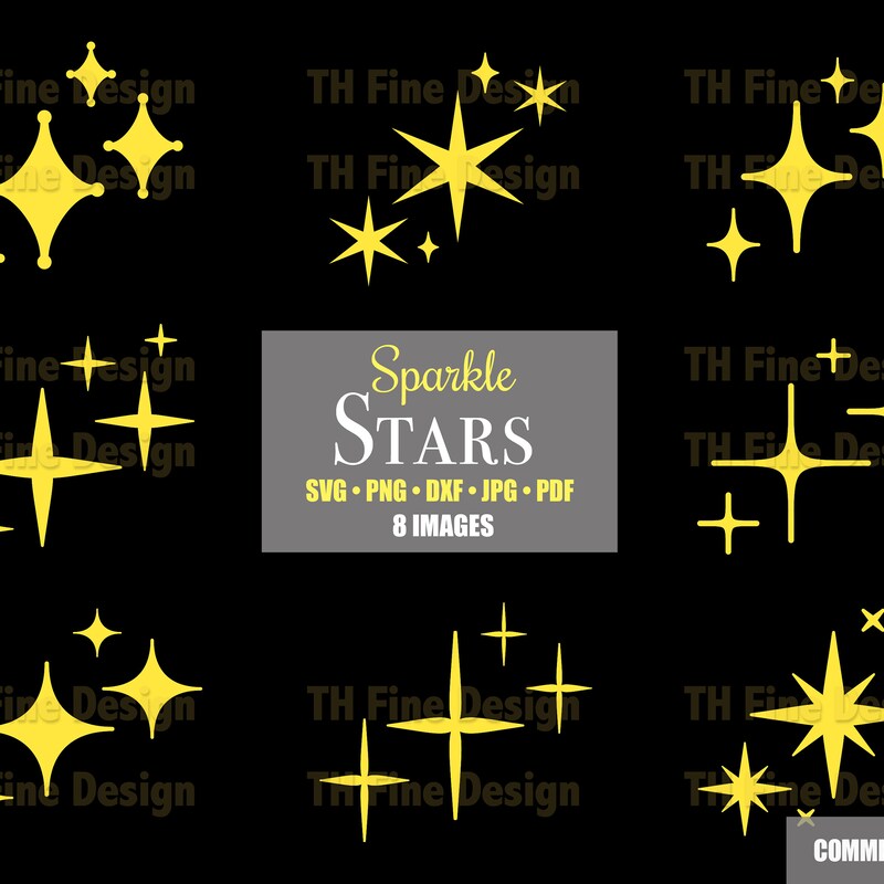 Sparkle Clip Art - Etsy