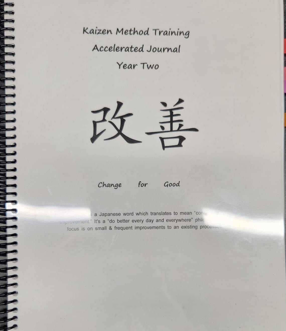 Printed Accelerated Guides Kaizen Method Training Program Journal 2025 ...