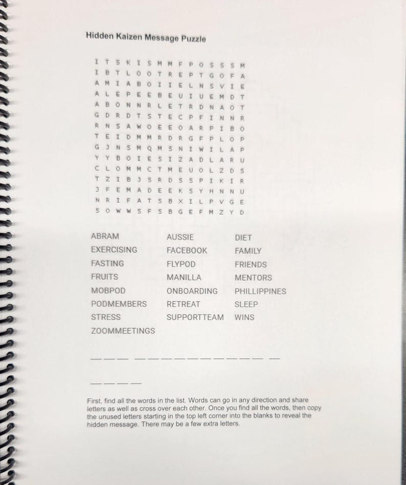 Printed Accelerated Guides Kaizen Method Training Program Journal 2025 V2 - Etsy