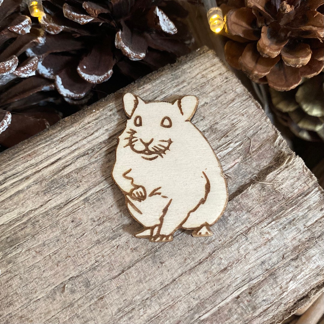 Laser Cut Hamster Wooden Decorations Easter Wedding Pet Guest Place ...