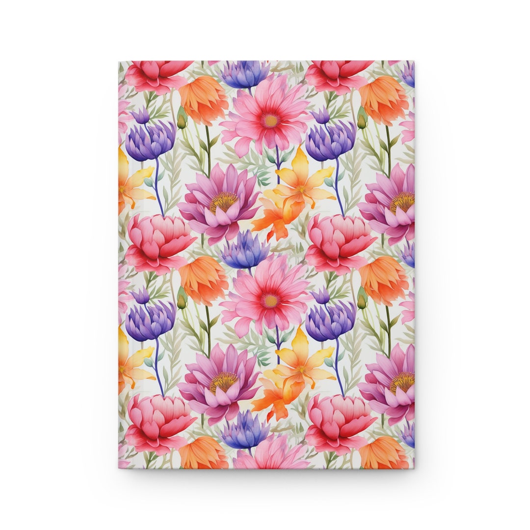 Watercolour Flower Notebook. - Etsy