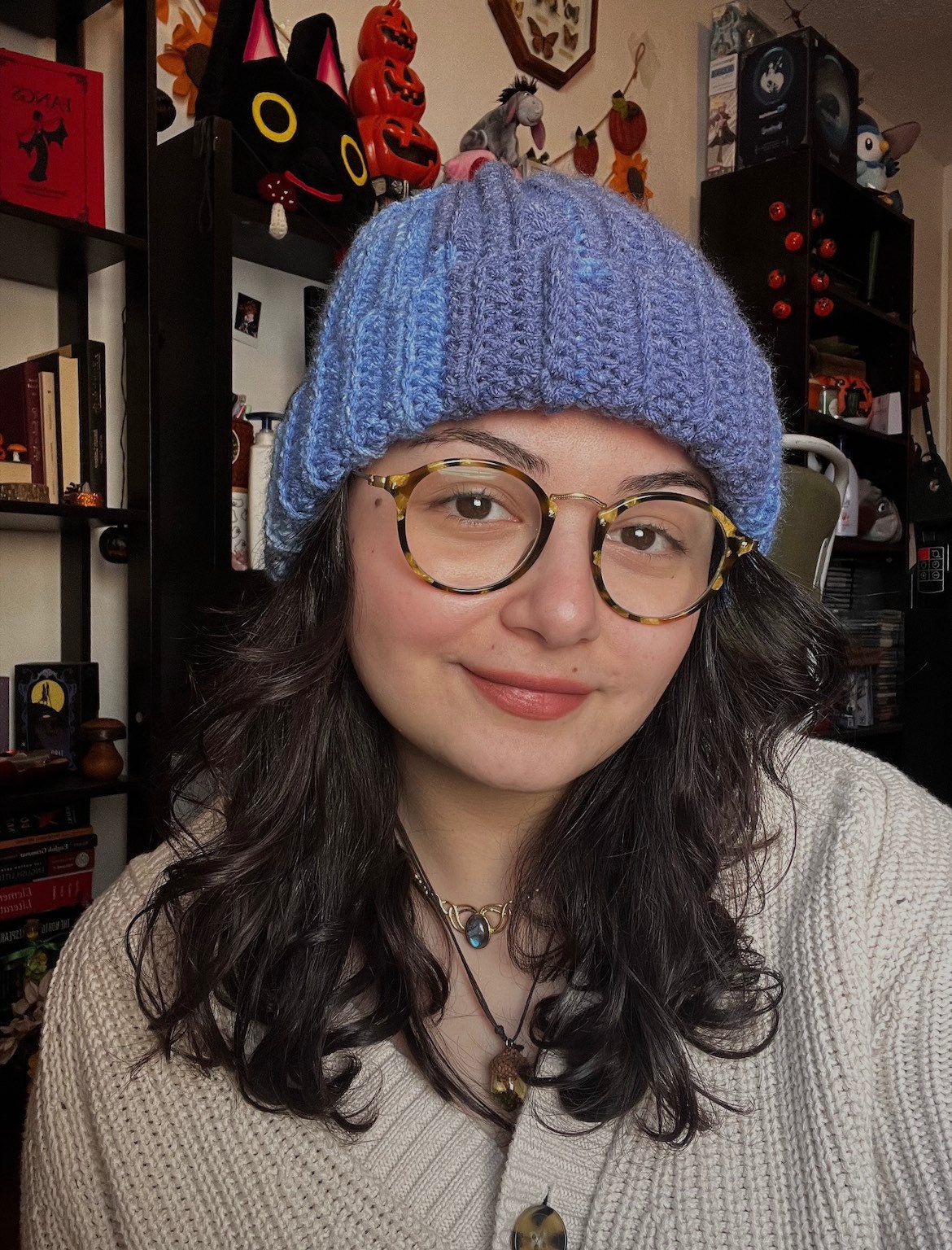 Crocheted Chunky Colour Block Beanies - Etsy