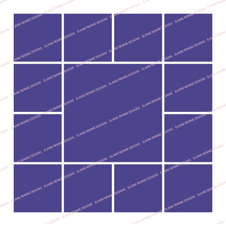 13 Box Photography Template Collage for in the Box - Etsy