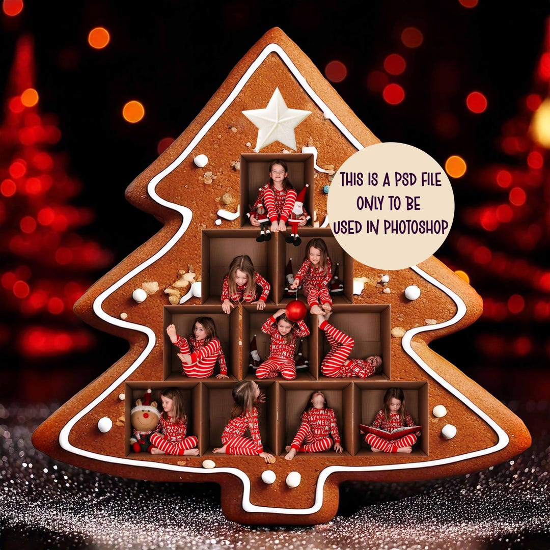 Gingerbread Christmas Tree for in the Box Photography, Inside the Box ...