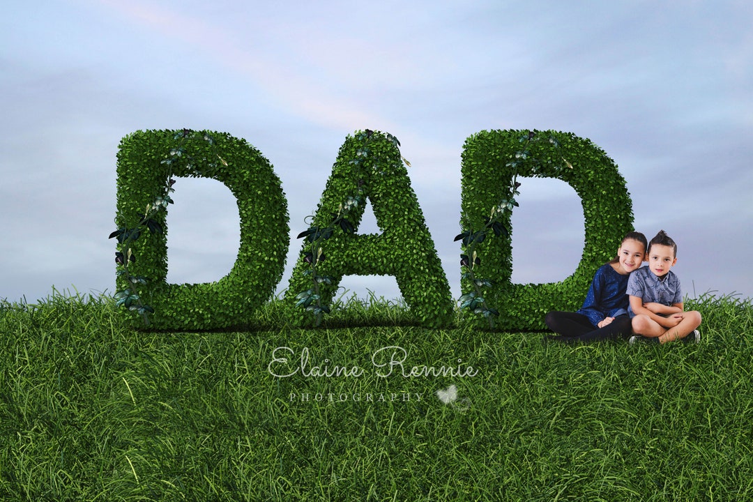Happy Fathers Day Digital Background (DAD), Digital Backdrop, Dad ...
