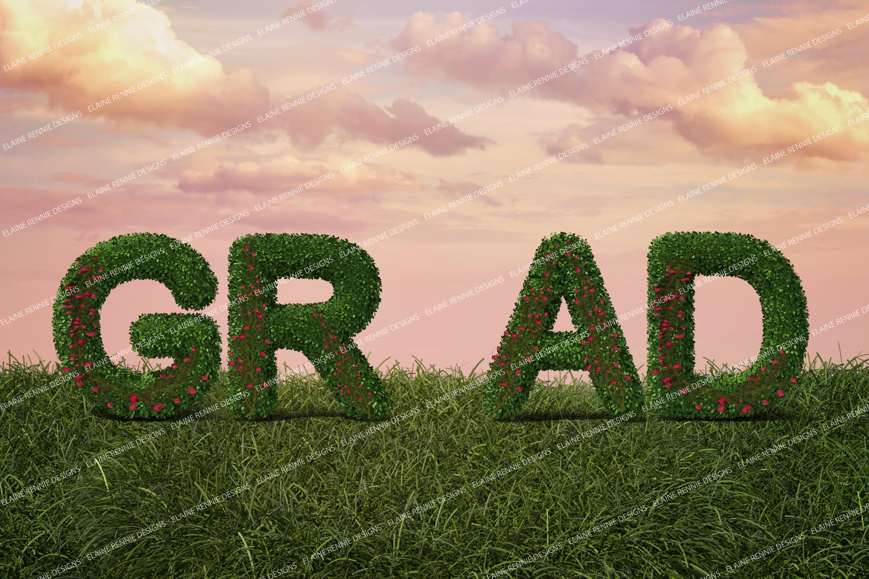 Graduation Digital Background, GRAD, Senior, Kinder, Pre-k, Digital ...