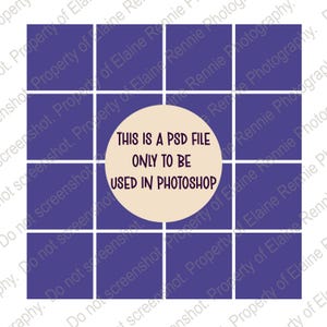 16 Box Photography Template, Collage for in the Box Photography, Inside ...