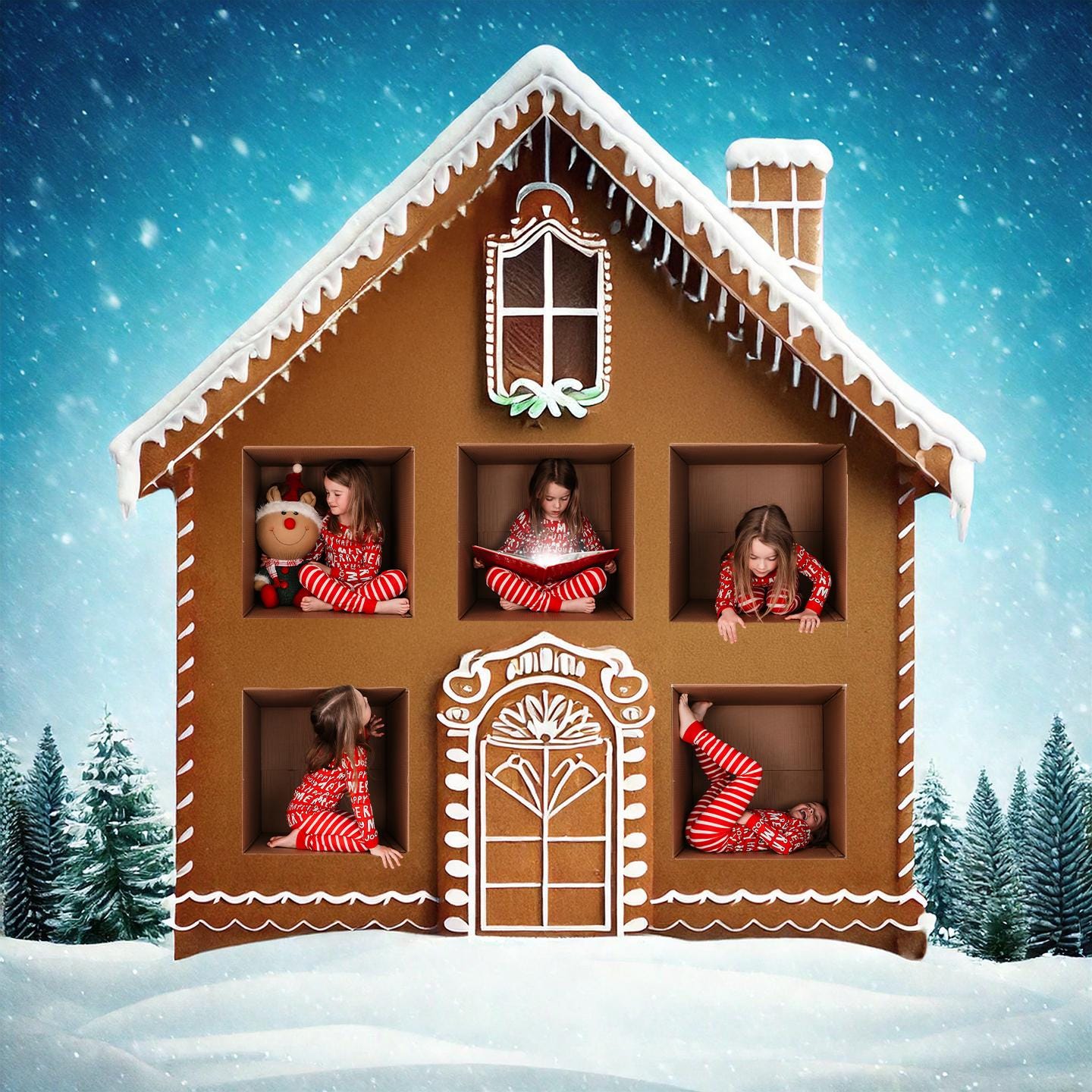 Cardboard Gingerbread House for in the Box Photography, Inside the Box ...