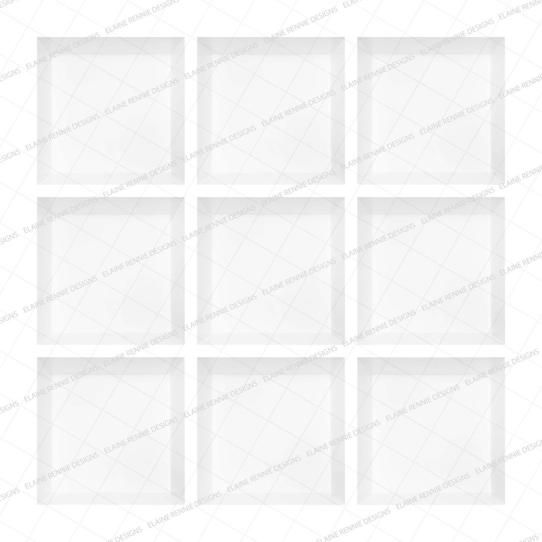 9 Empty White Boxes, Photography Background, in the Box Photography ...