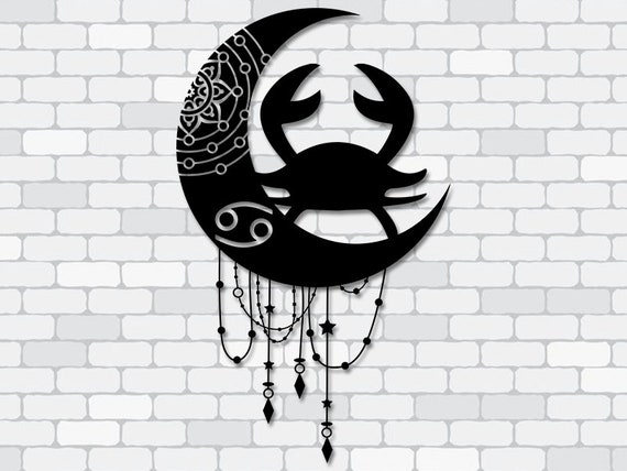 Cancer SVG Zodiac SVG Zodiac Sign Svg Cut File for Cricut - Etsy