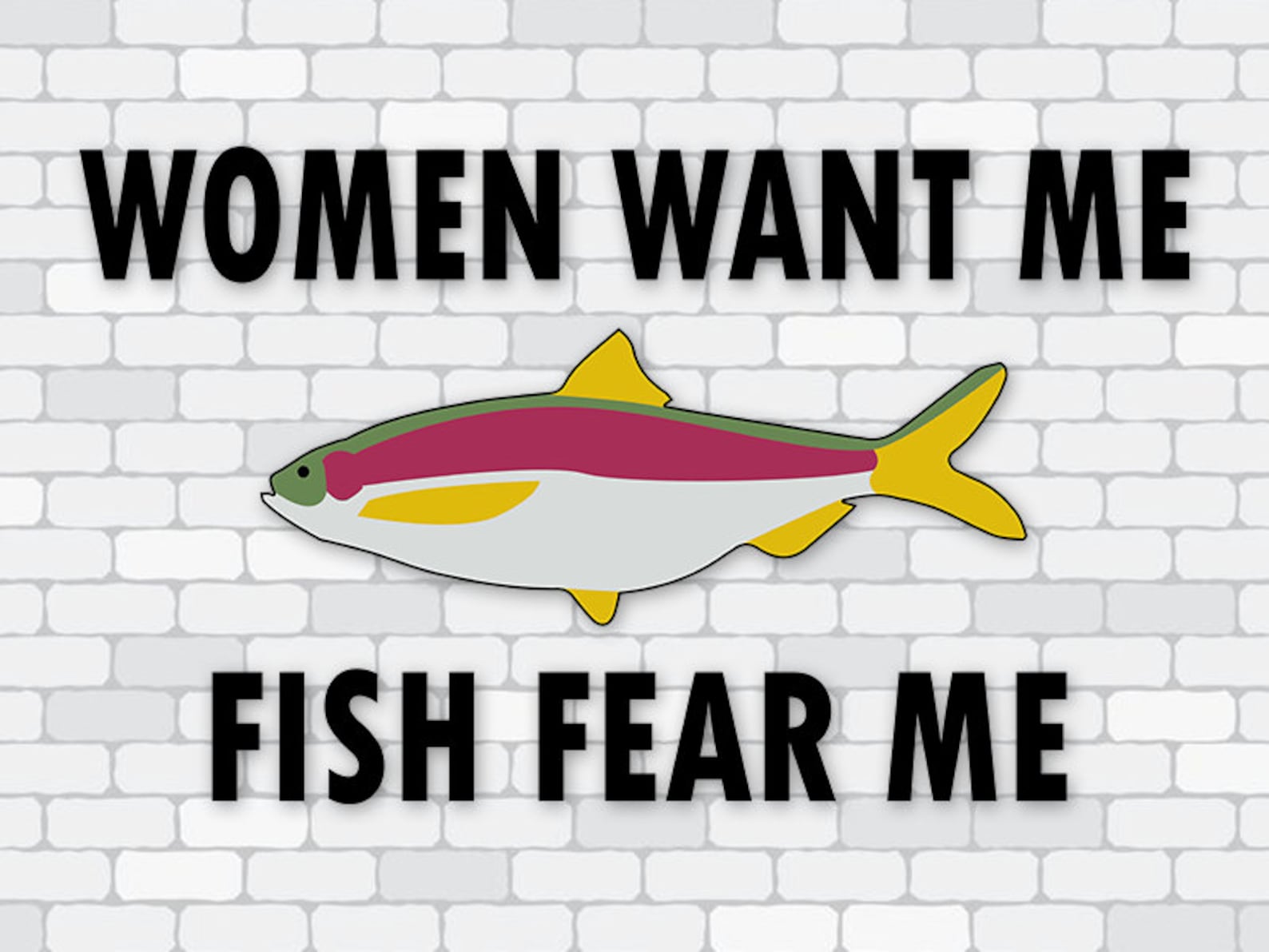 Women Want Me svg Fish Fear Me svg files for Silhouette - Etsy España