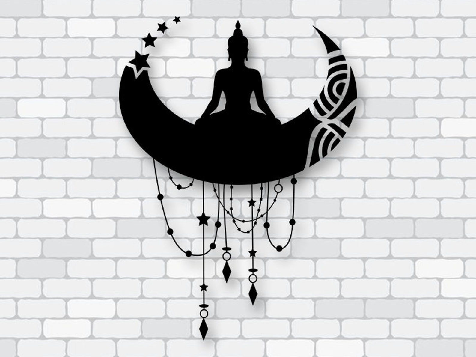 Buddha Mandala svg, Mandala buda svg , buddha svg , moon svg, svg files ...