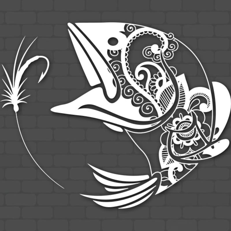 Fish Mandala Svg - Etsy