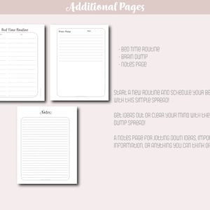 Printable Wellness Planner Bundle - for Self Care - Habit Tracker, Goal ...
