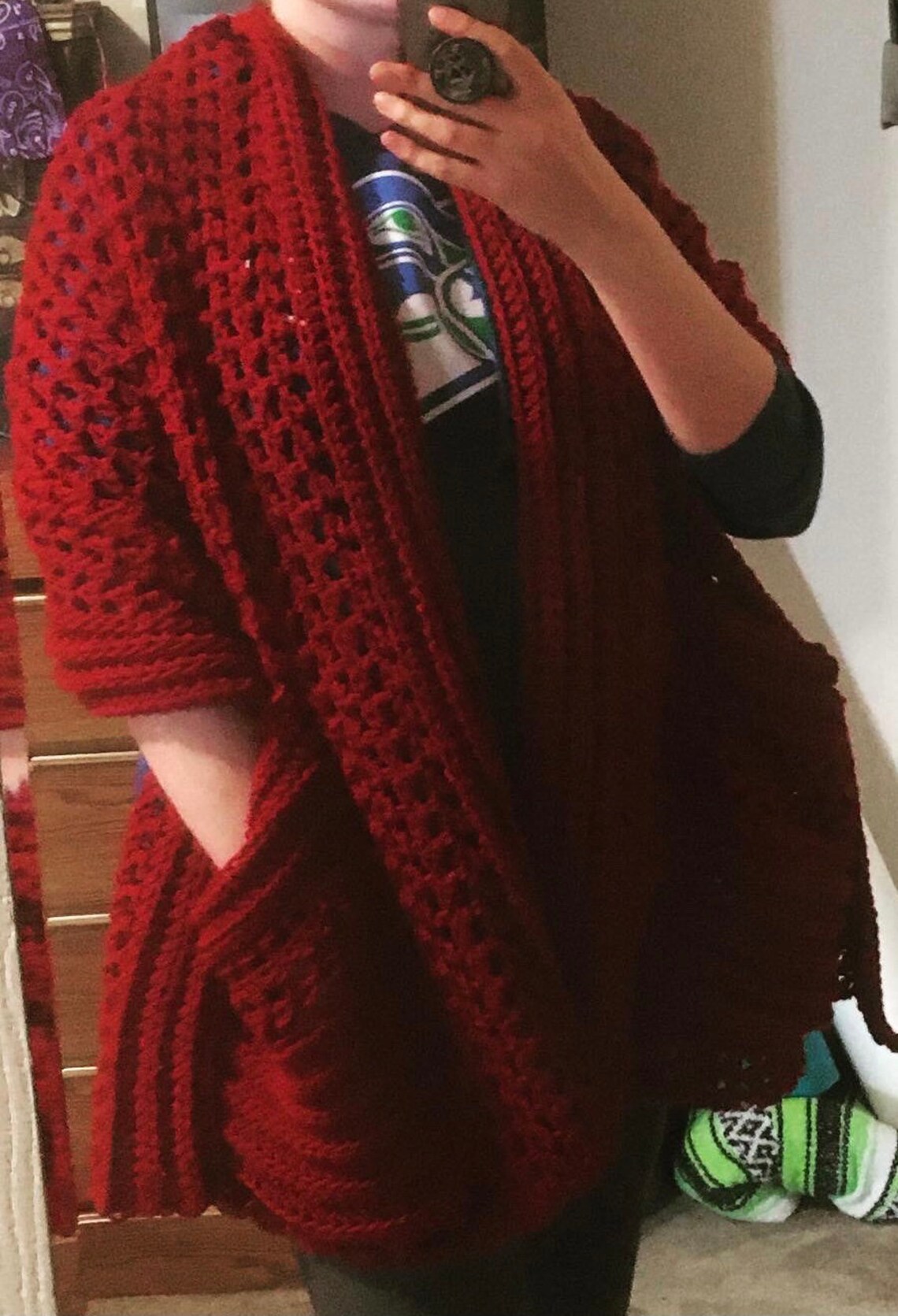 Pocket Shawl - Custom, Made to Order - Etsy